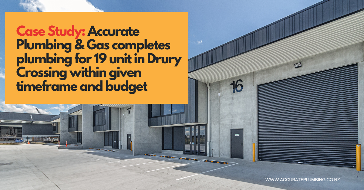 Accurate Plumbing completes plumbing for 19 units in Drury Crossing ...
